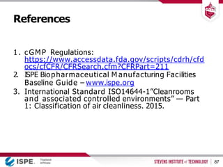 ISPE Good manufacturing practice | PPTX
