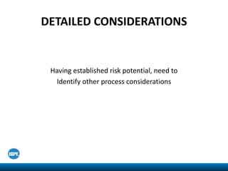 Considerations for reducing risk and increasing containment performance ...