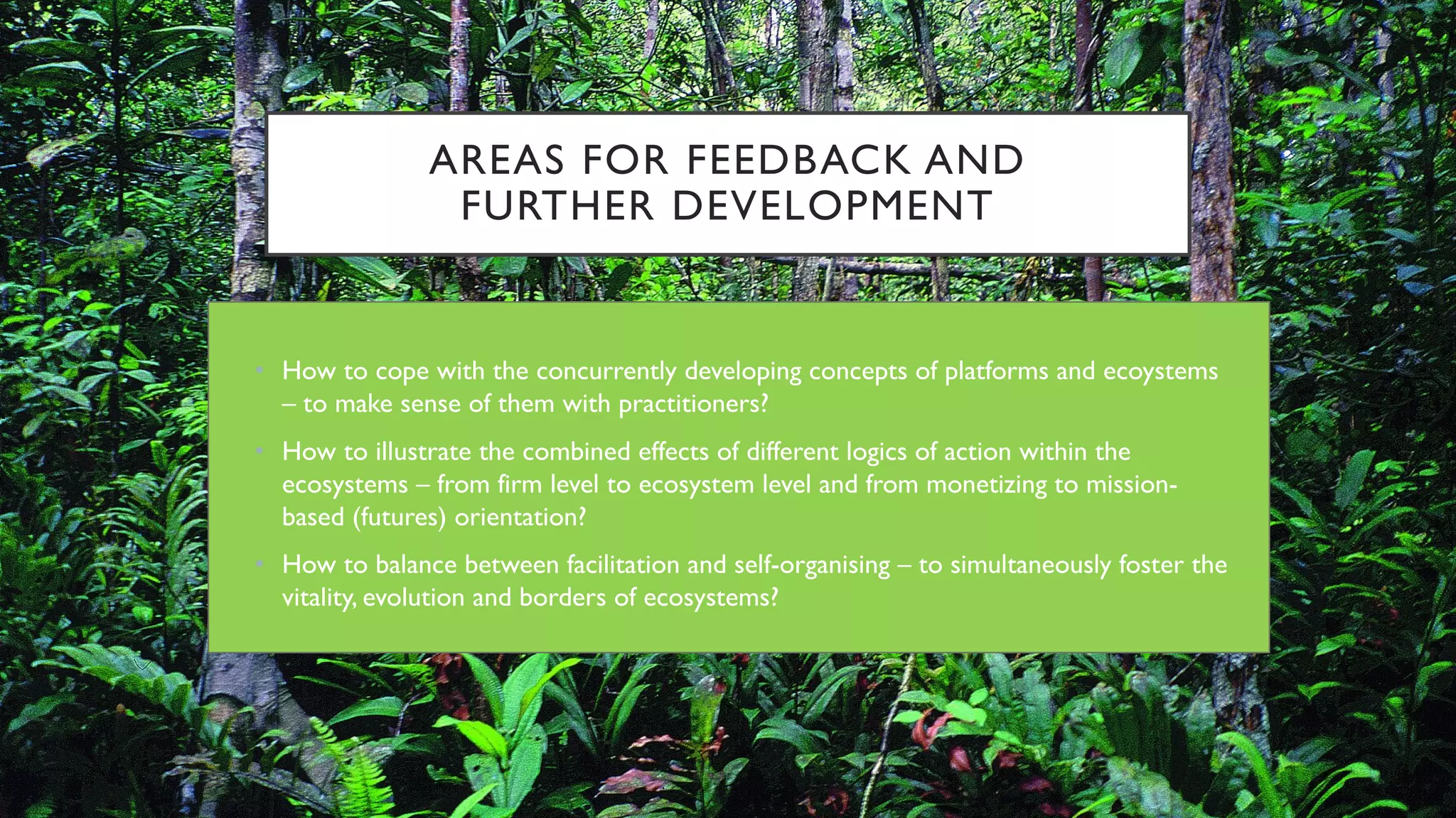 Understanding platforms and ecosystems as structures for value co-creation | PDF