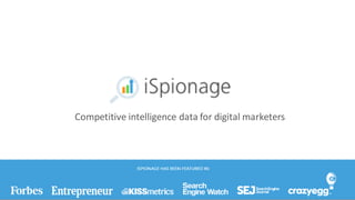 Intro to Ispionage | PPT