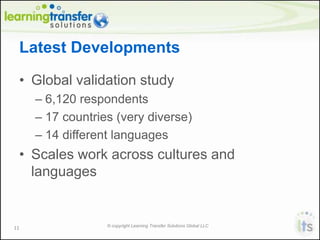 Learning Transfer System Inventory research | PPTX | Education industry ...