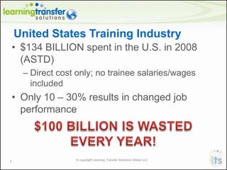 Learning Transfer System Inventory research | PPTX