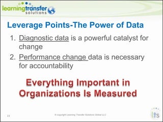 Learning Transfer System Inventory research | PPTX | Education industry | Industries
