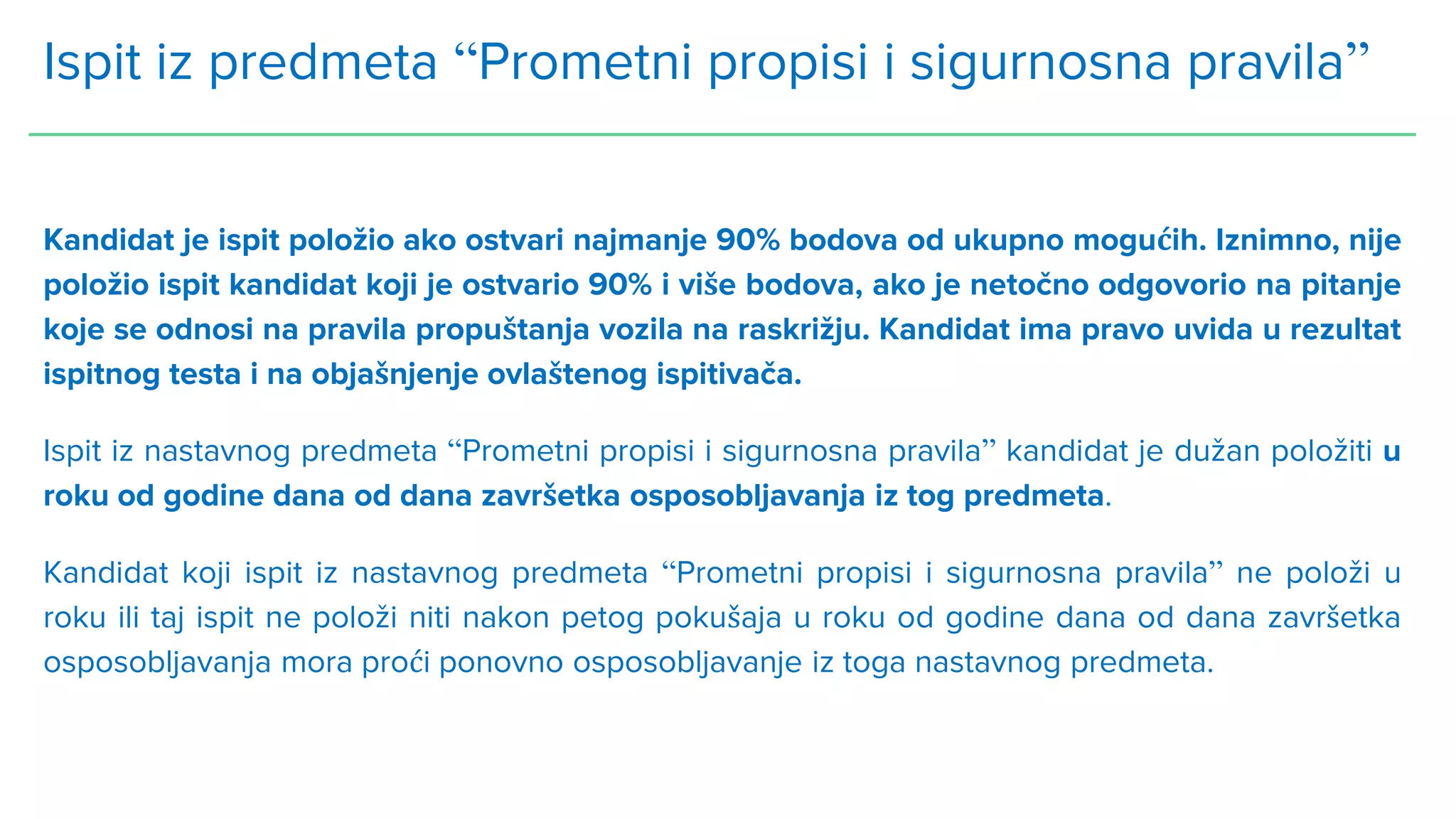 Ispiti u autoškoli - Prometni propisi i sigurnosna pravila | PPTX
