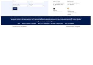 Streamline Your Operations with Our ISP Billing Solution | PDF
