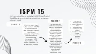 ISPM 15 Heat Treated Wood Stamps and why your shipping must have one | PDF