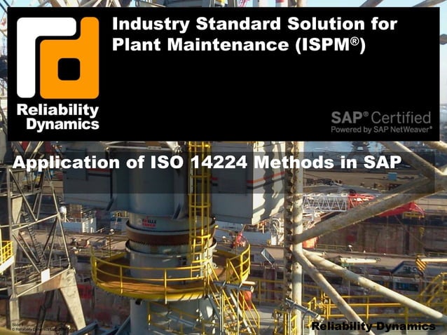 Application of ISO 14224 Methods in SAP | PPTX