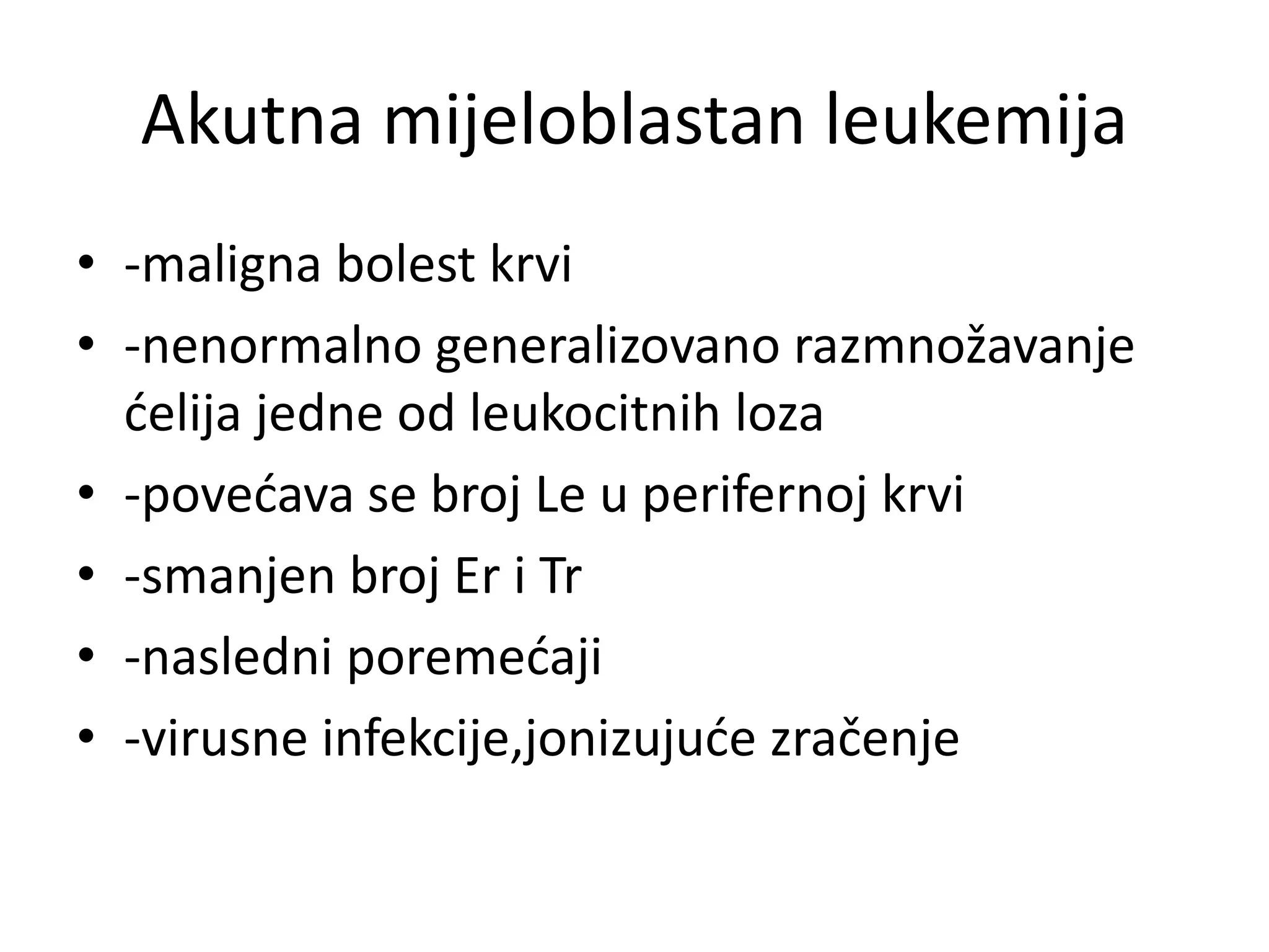Klinička slika i bolesti granulocitne loze 53/54 | PPTX