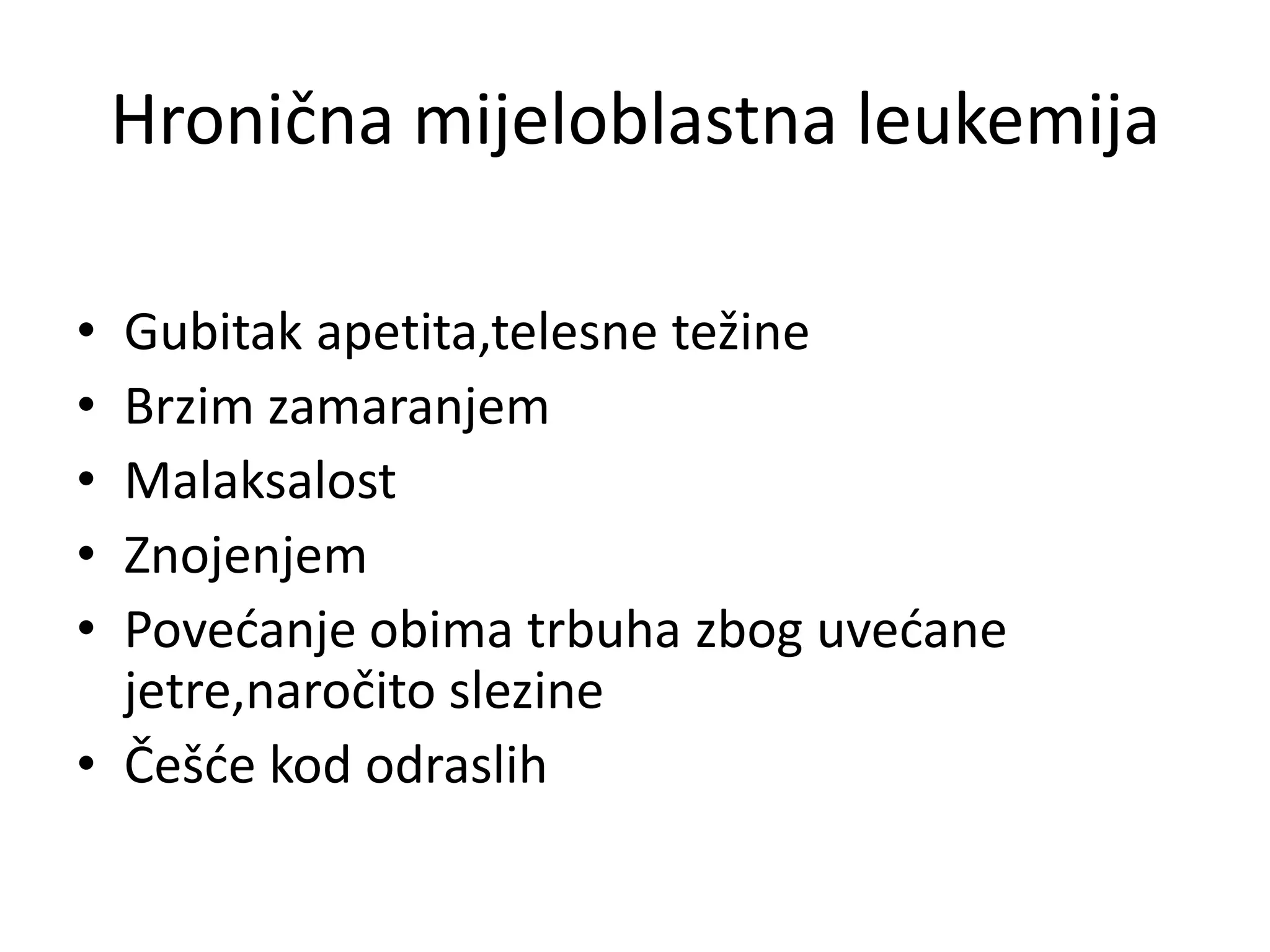 Klinička slika i bolesti granulocitne loze 53/54 | PPTX