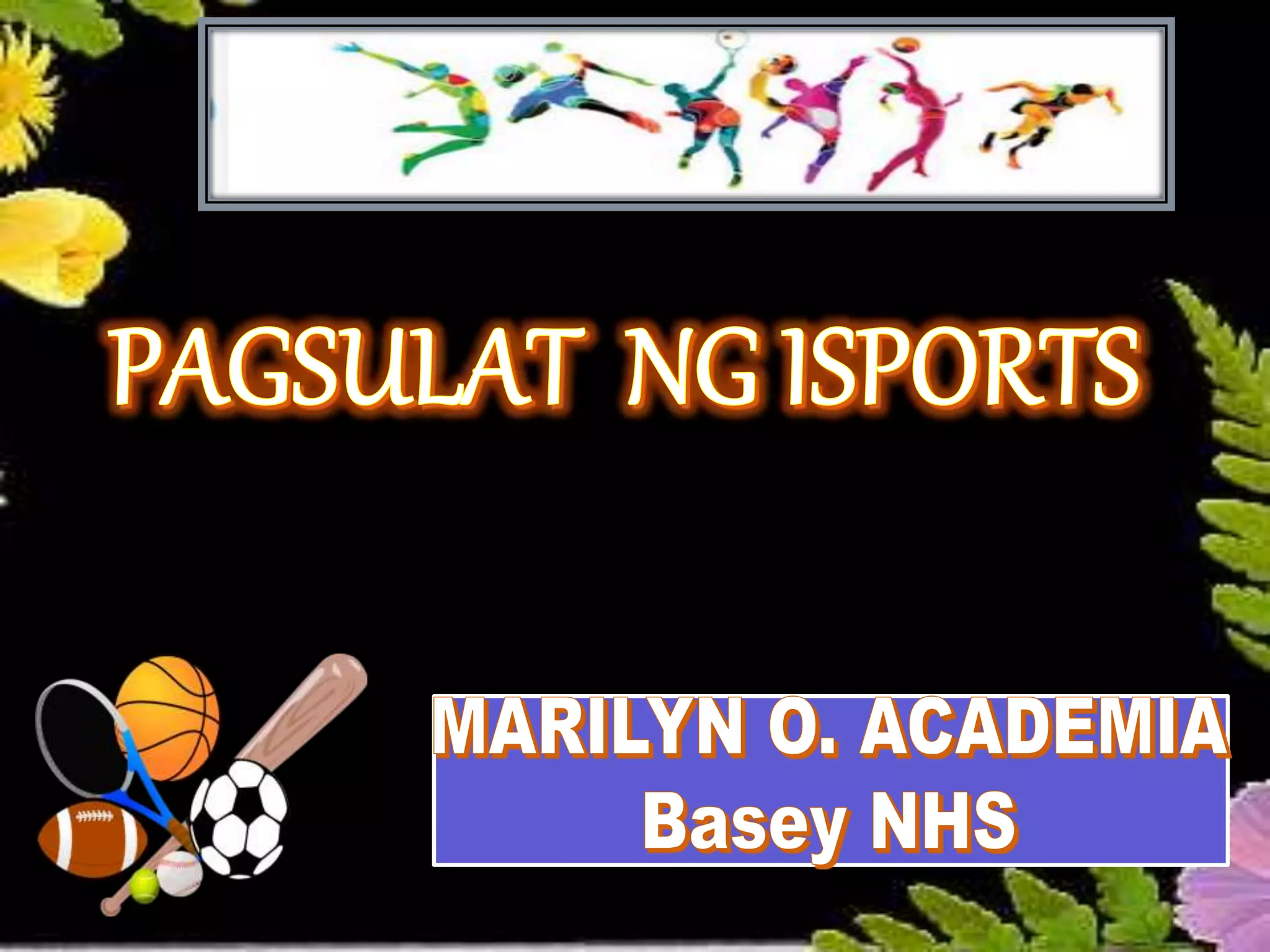 Isports Balita ppt | PPTX