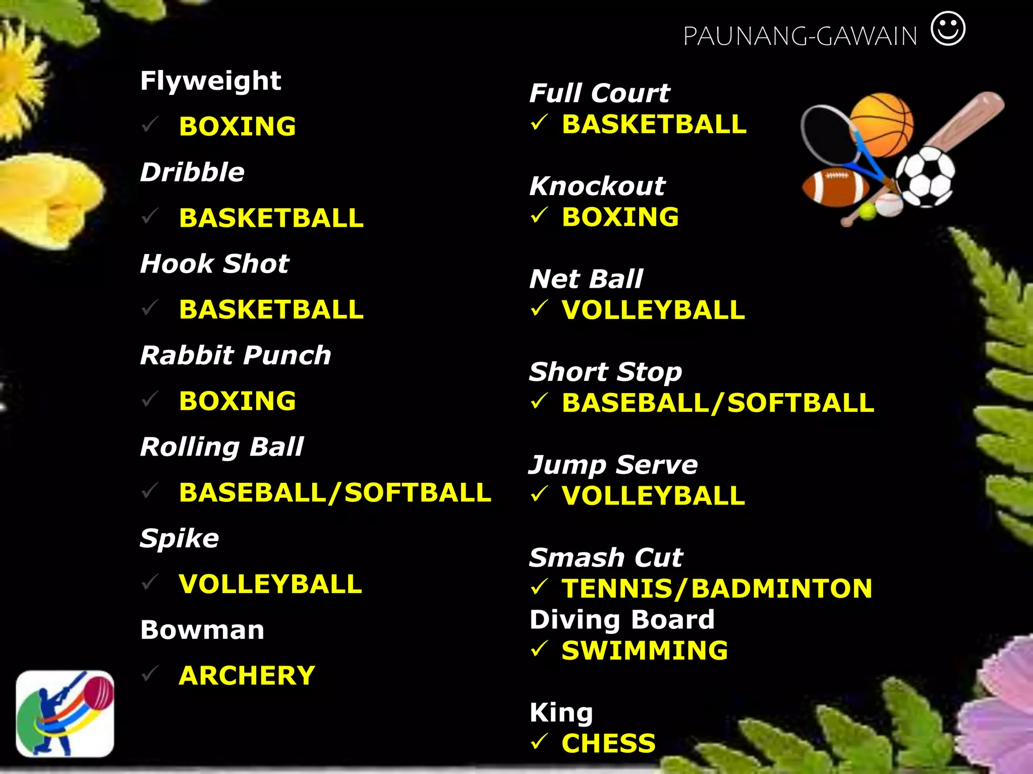 Isports Balita ppt | PPTX