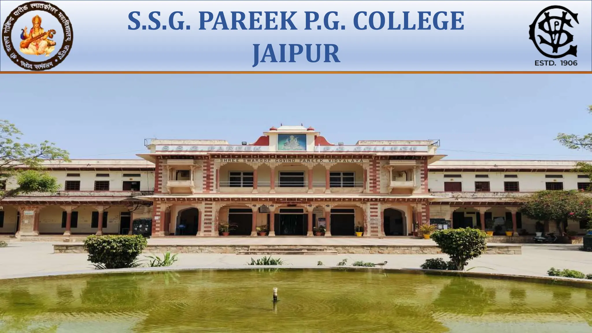 SSG PAREEK COLLEGE, JAIPUR PRESEPPT.pptx