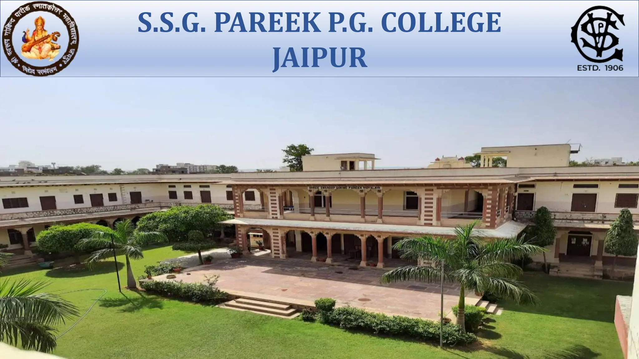 SSG PAREEK COLLEGE, JAIPUR PRESEPPT.pptx