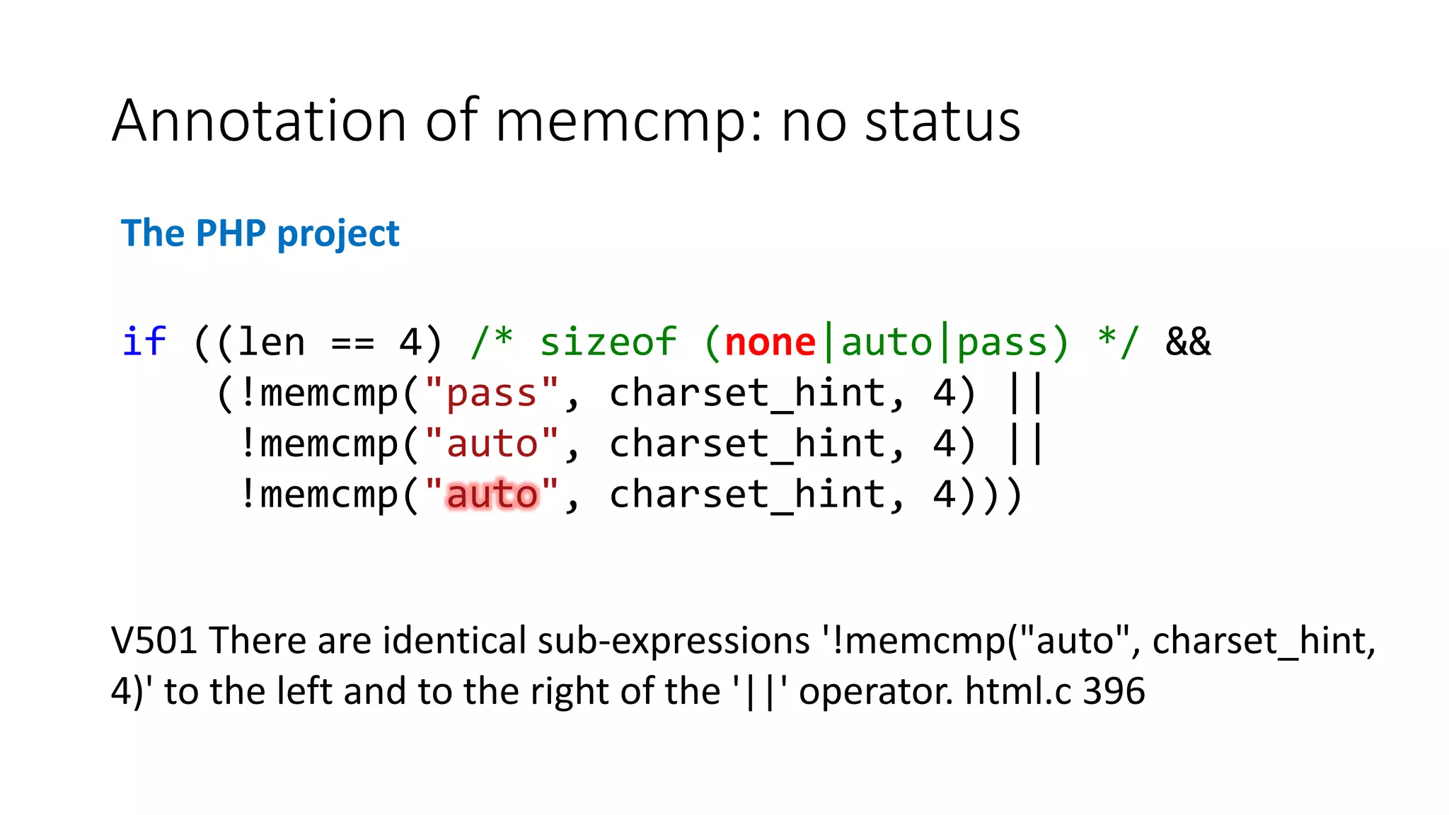 The operation principles of PVS-Studio static code analyzer | PPT