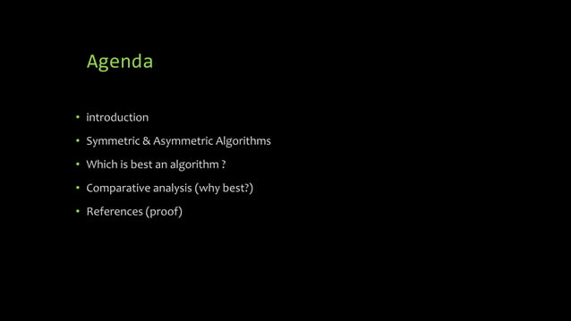 Comparative Analysis Of Encryption Algorithm Ppt