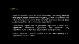 Comparative Analysis of Encryption Algorithm | PPTX
