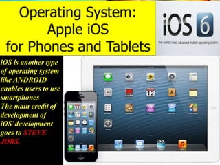 history and development of operating systems | PPT