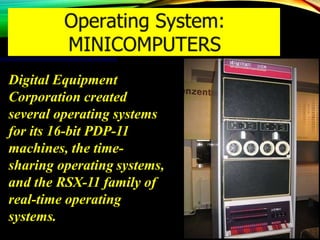 history and development of operating systems | PPT