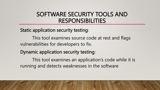 Information security software security presentation.pptx | Information and Network Security ...