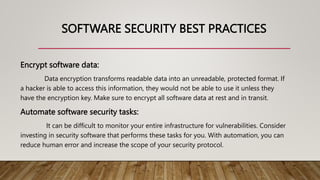 Information security software security presentation.pptx | Information and Network Security ...