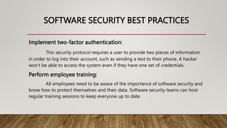 Information security software security presentation.pptx | Information ...