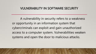 Information security software security presentation.pptx | Information ...