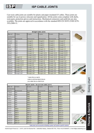 Prysmian JBRCC Low Voltage Universal Cable Joint Kits PDF, 51% OFF