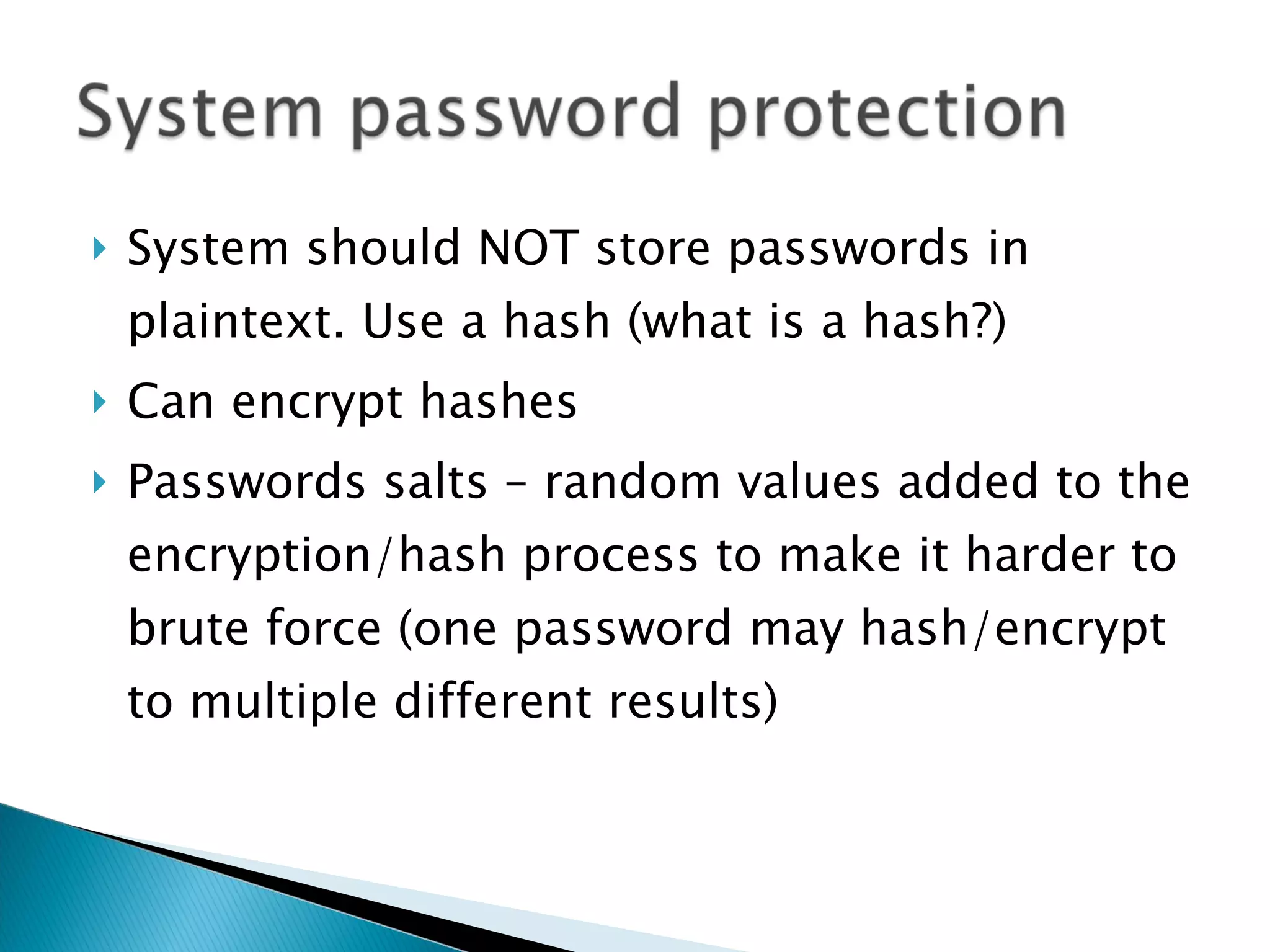 Information Security Principles - Access Control | PPT