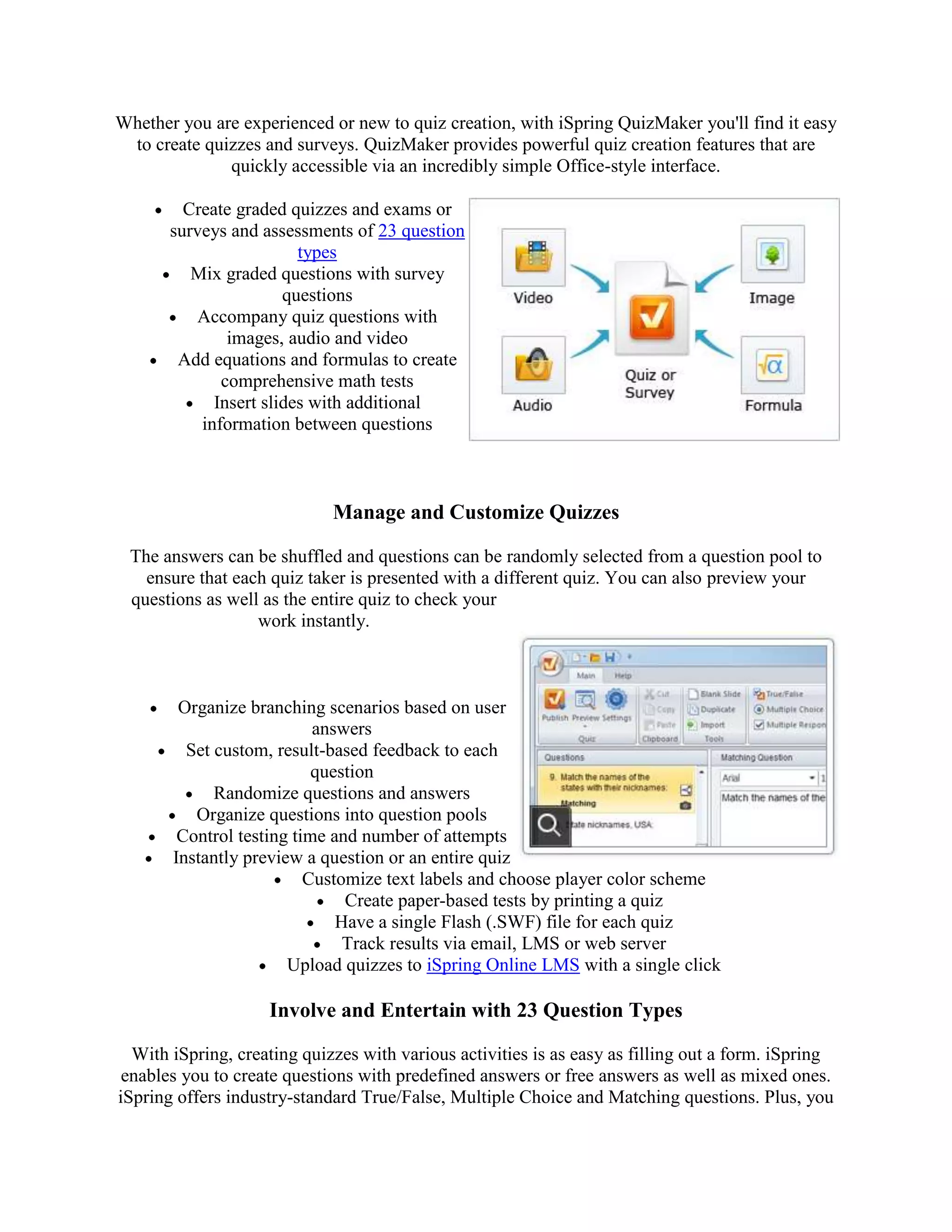 I spring quizmaker | DOCX