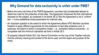 When product approval data can be manipulated, why exclusivity and data ...