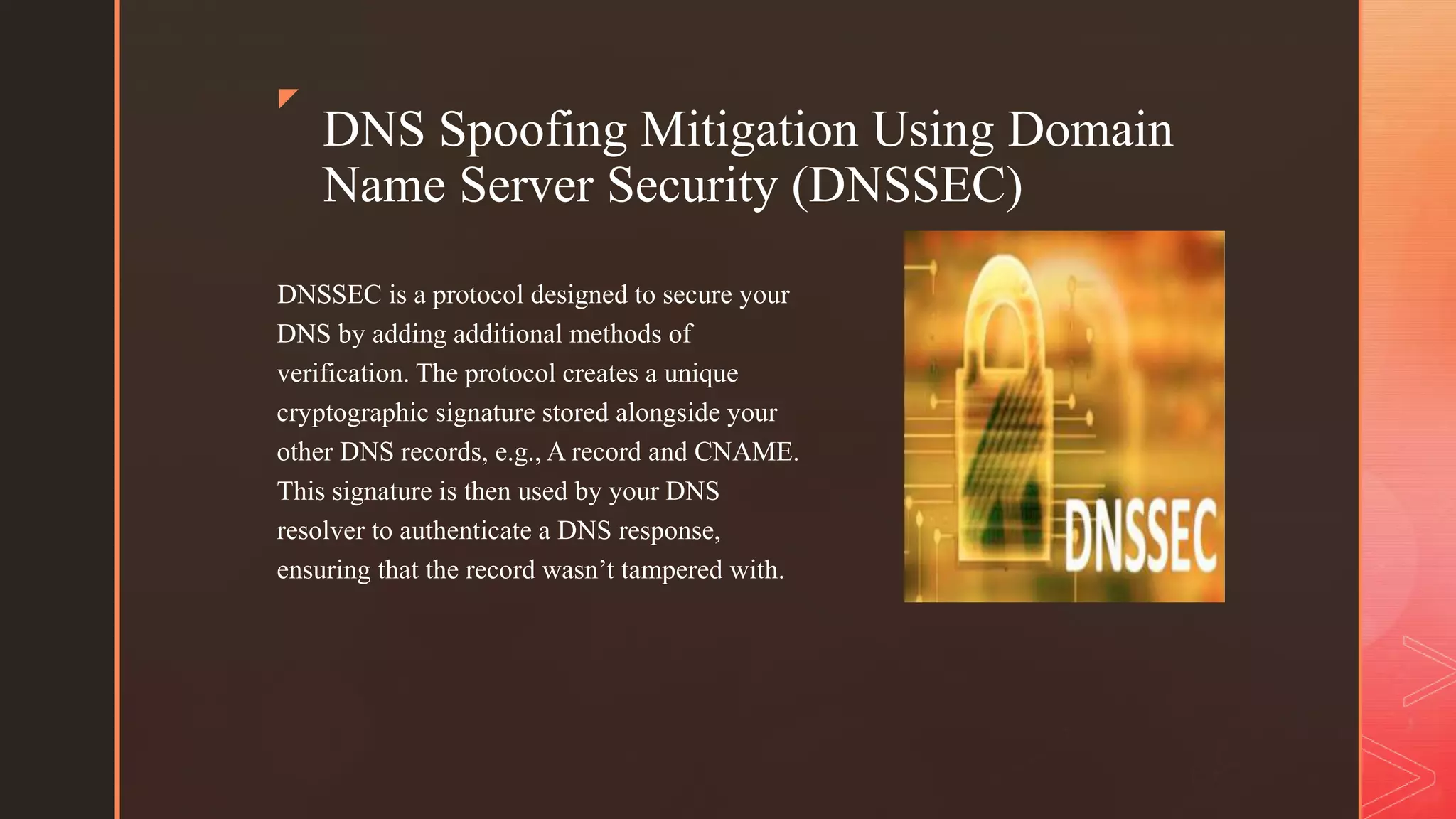 DNS spoofing/poisoning Attack | PPTX