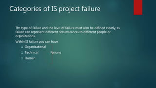 Is project failure | PPTX