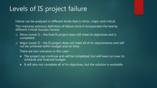 Is project failure | PPTX
