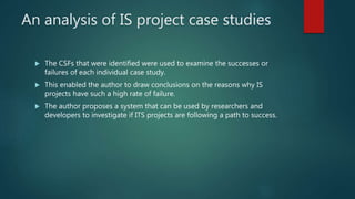 Is project failure | PPT
