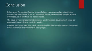 Is project failure | PPTX
