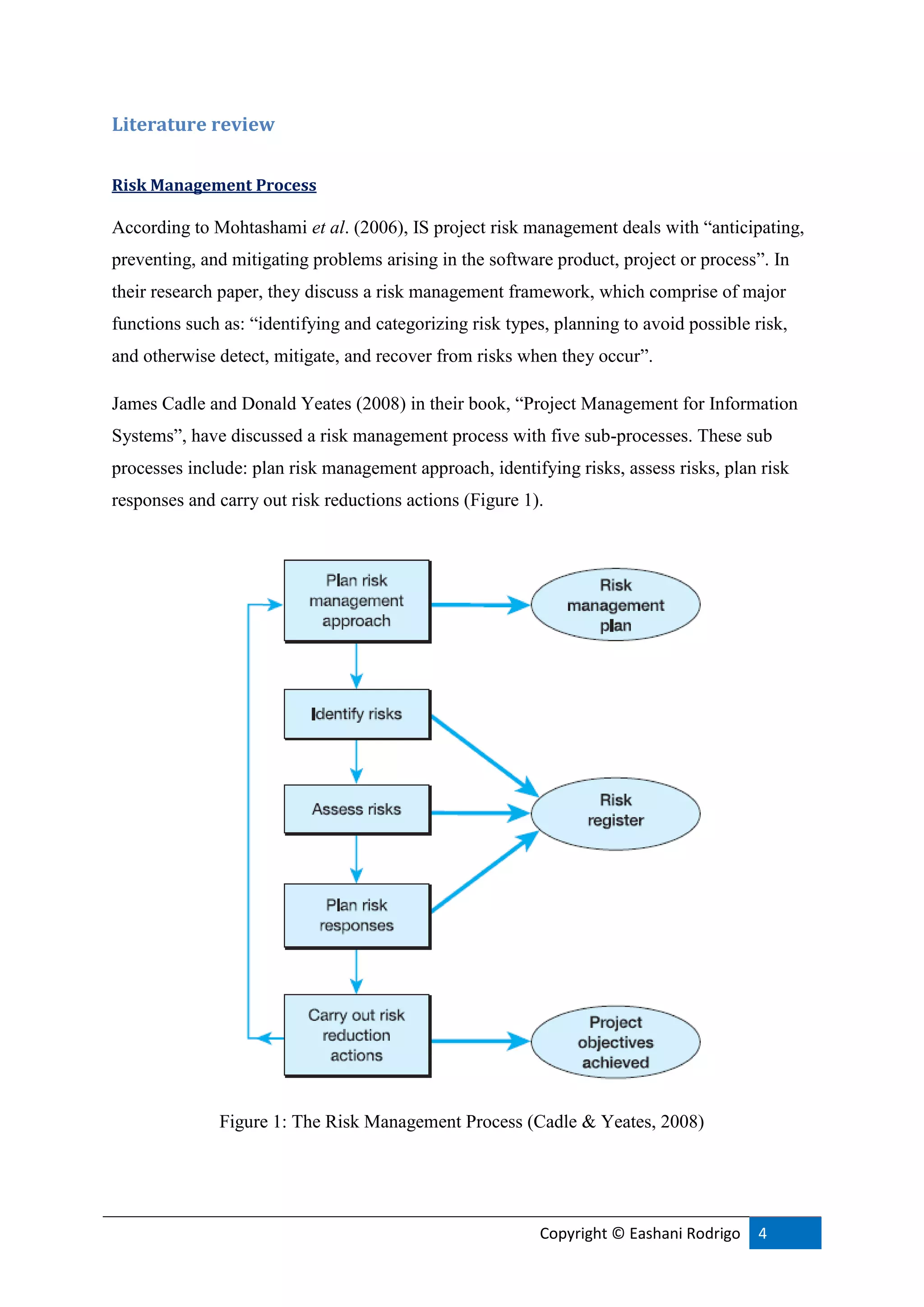 IS Project Risk Management: Risk Factors in IS Project Management | PDF