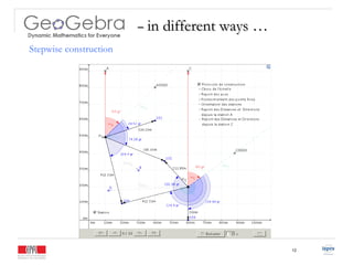 Enhancement of e-learning in geomatics by the integration of dynamic mathematics’ tools | PPT