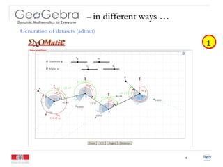 Enhancement of e-learning in geomatics by the integration of dynamic mathematics’ tools | PPT ...
