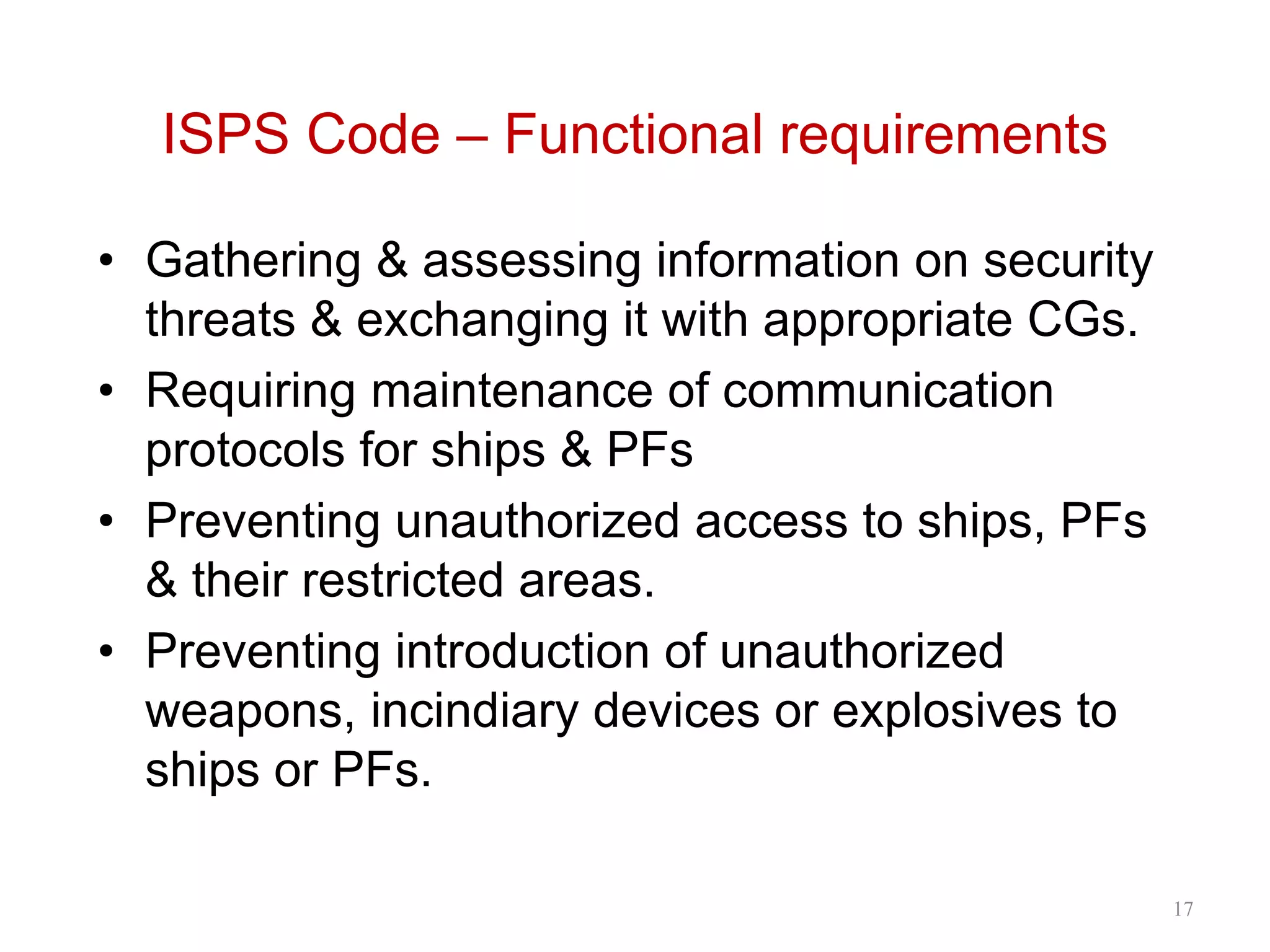 A Short Note On Isps Code Pdf