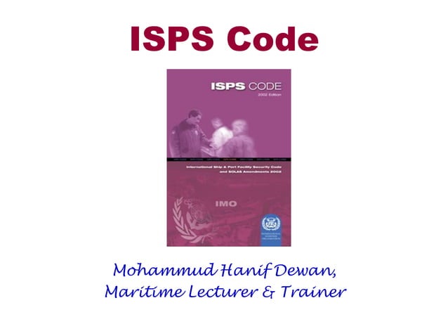 A Short Note on ISPS Code | PDF | Information and Network Security | Computing