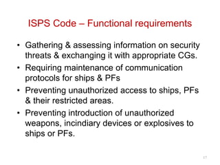 A Short Note on ISPS Code | PDF