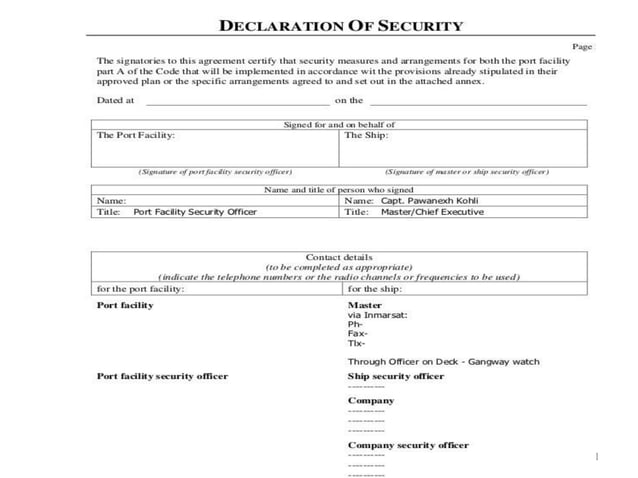 A Short Note on ISPS Code | PDF | Information and Network Security | Computing