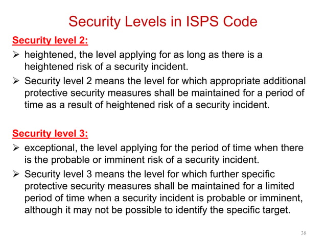 A Short Note on ISPS Code | PDF | Information and Network Security ...