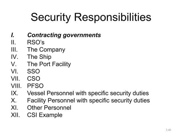 A Short Note on ISPS Code | PDF | Information and Network Security ...