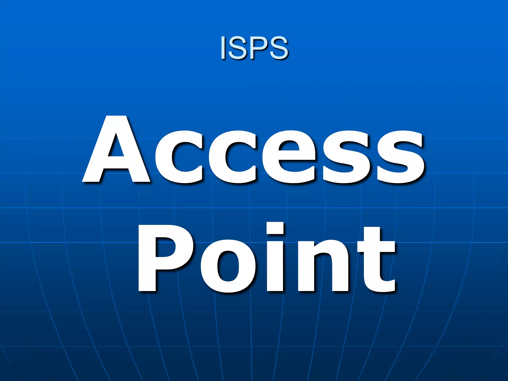 ISPS: Security Awareness Training / Designated Security Duty | PPT