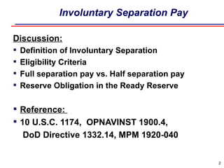 Isp Involuntary Separation Pay training presentation | PPT | Internet ...