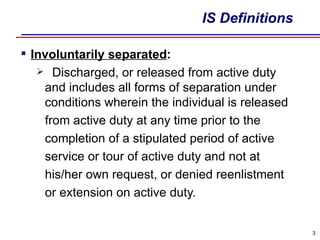 Isp Involuntary Separation Pay training presentation | PPT | Internet ...