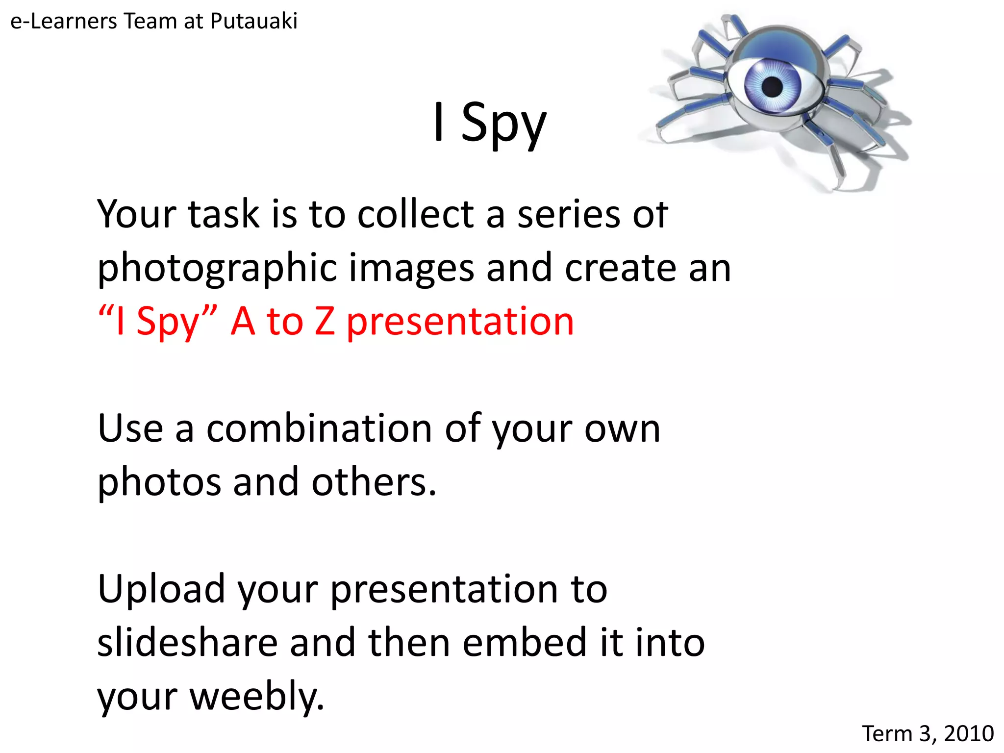 I spy | PPT