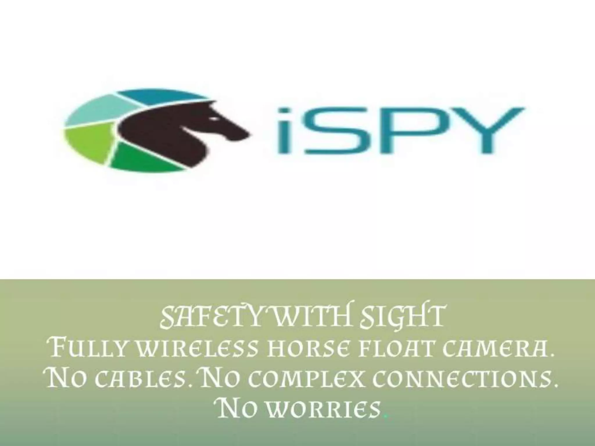 Ispy Wireless Monitor System Horse Camera | PPT