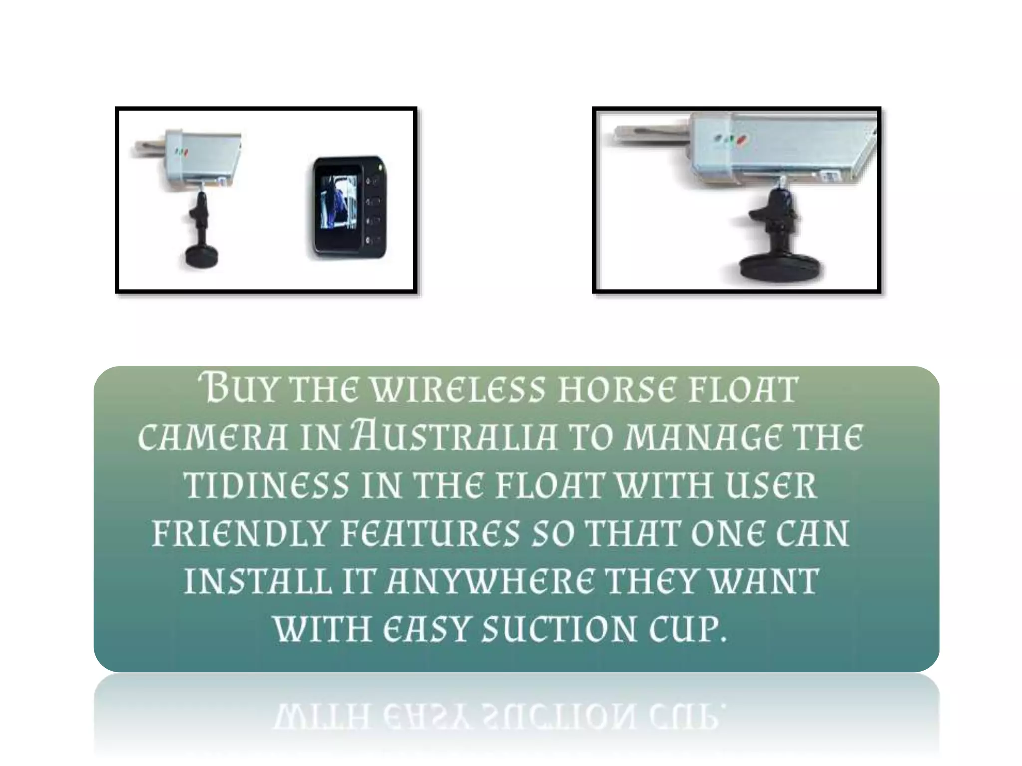 Ispy Wireless Monitor System Horse Camera | PPTX